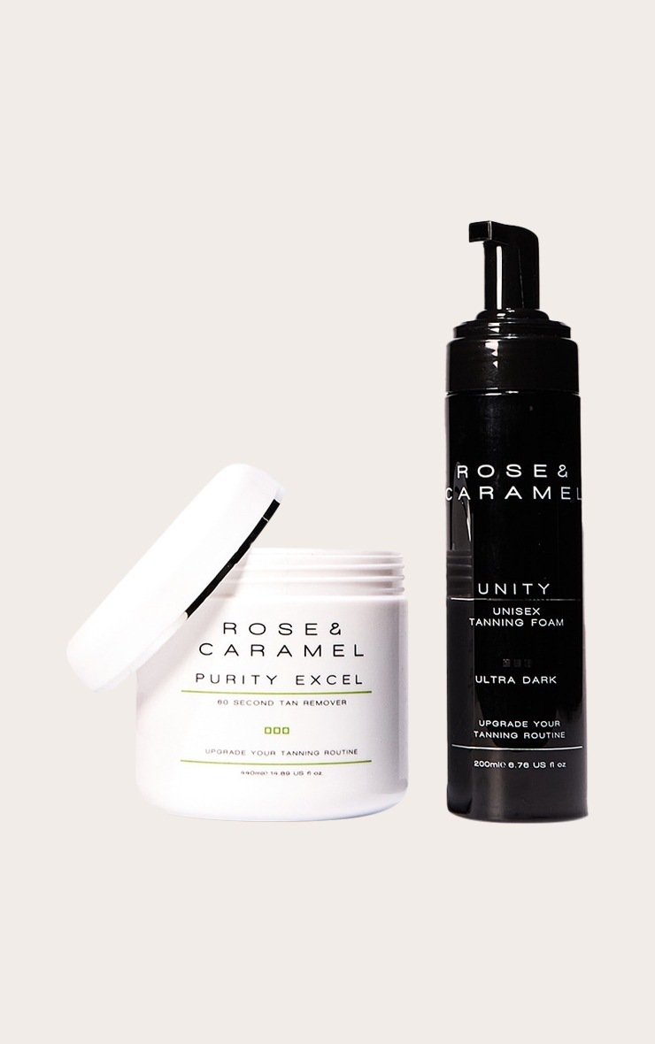 Rose & Caramel Ultra Dark Fake Tan & Removal Scrub Bundle | Beauty | PLT