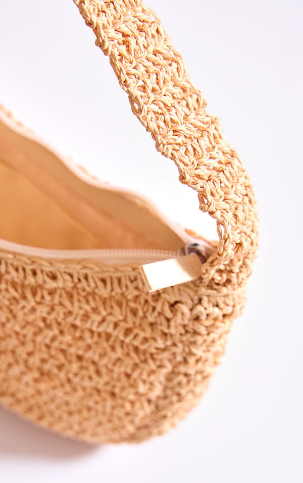 Natural Raffia Shoulder Bag | Accessories | PrettyLittleThing CA