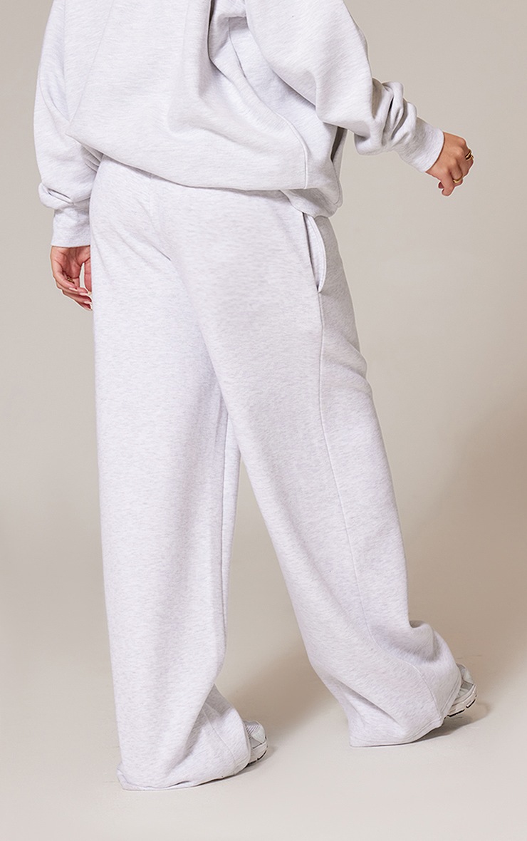 Ash Grey Premium Wide Leg Sweat Sweatpants | Athleisure | PLT USA