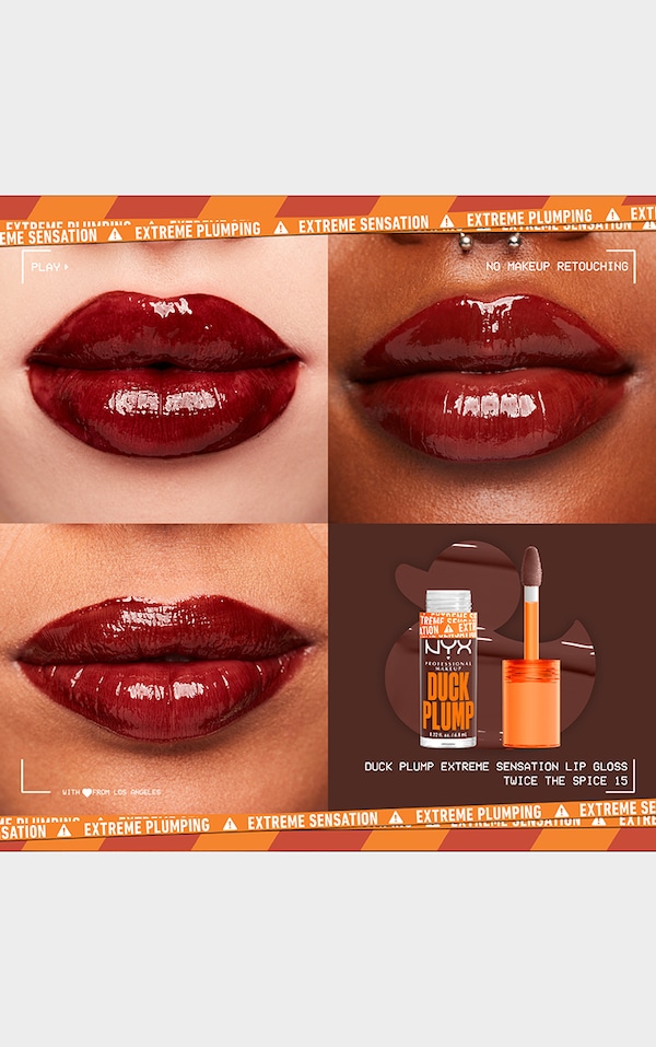 NYX PMU Duck Plump Lip Plumping Gloss Twice The Spice | Beauty ...
