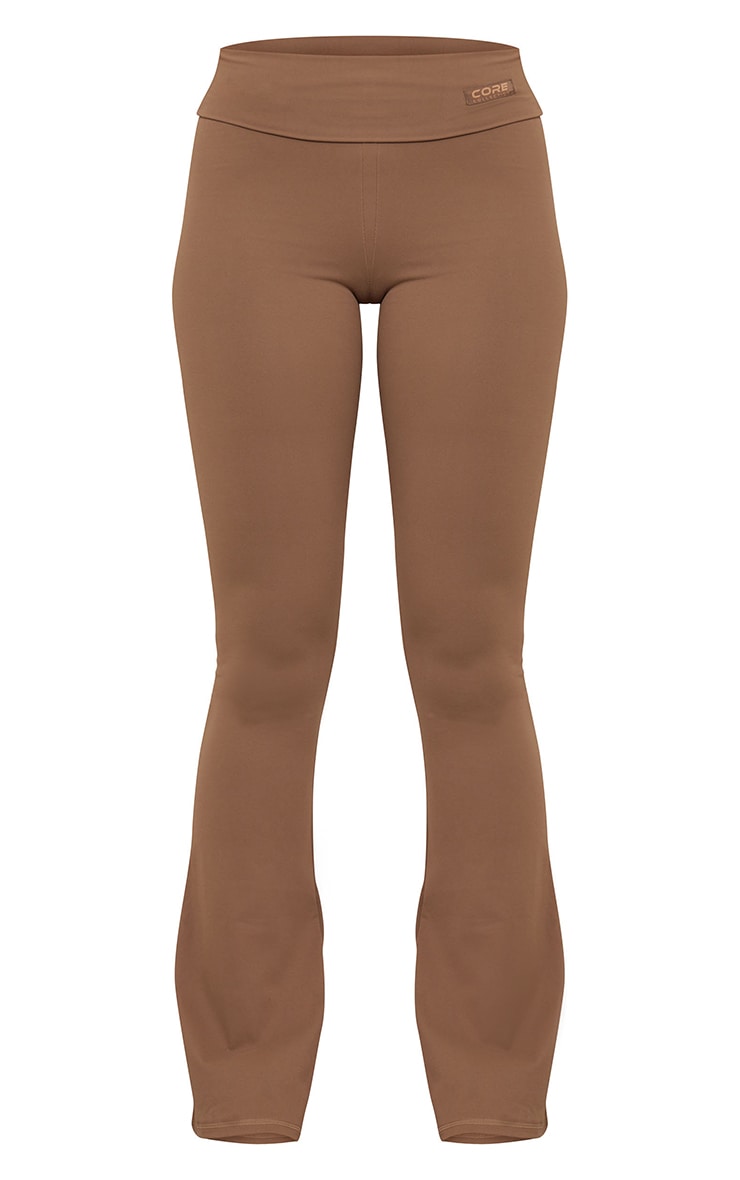 Tall Mocha Core Collection Tab Contour Sculpt Foldover Pants | Tall | PLT