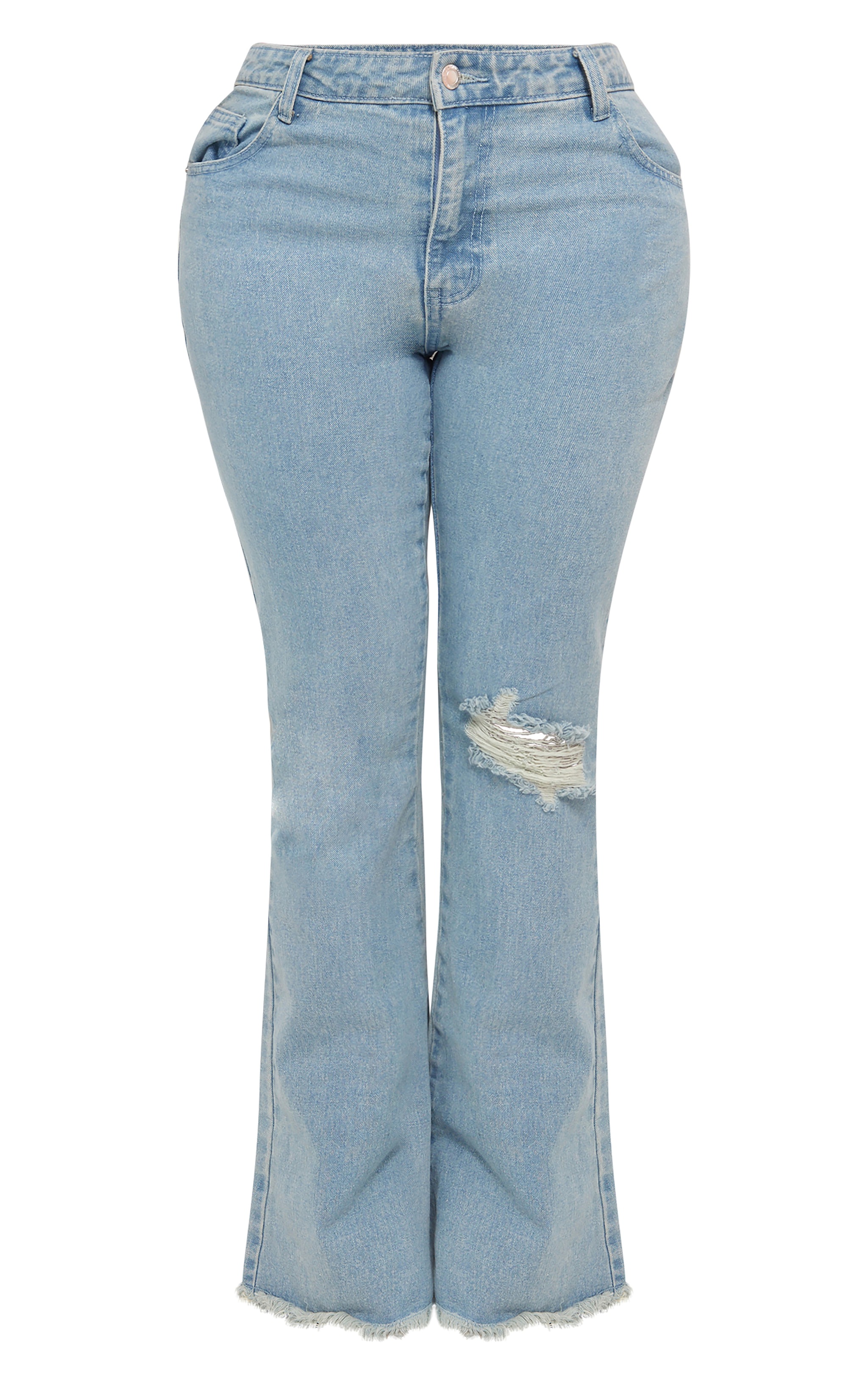 Shape Light Blue Wash Denim Frayed Hem Jeans | Shape ...