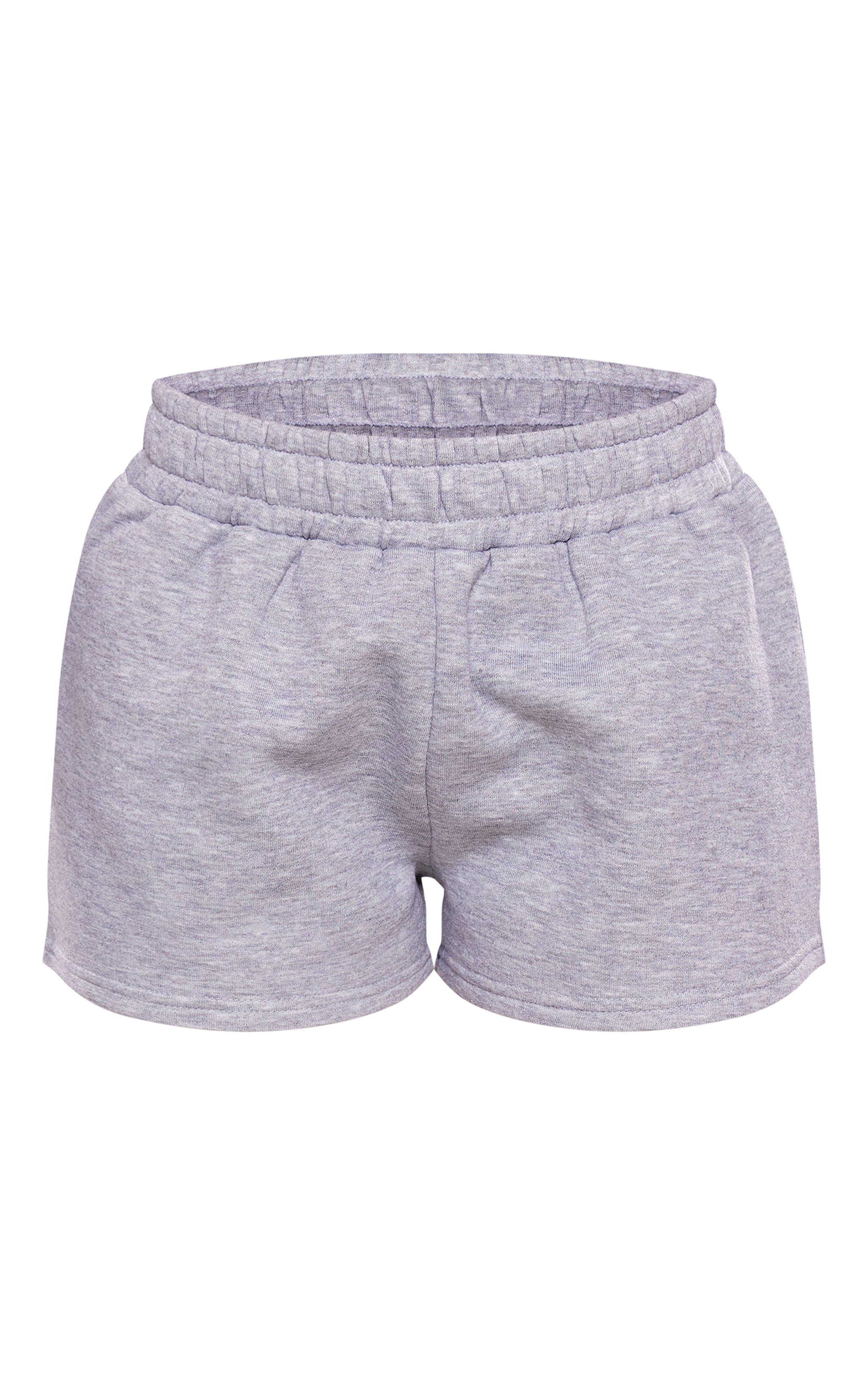 Ash Grey Drawstring Mini Low Rise Sweat Shorts | PrettyLittleThing USA