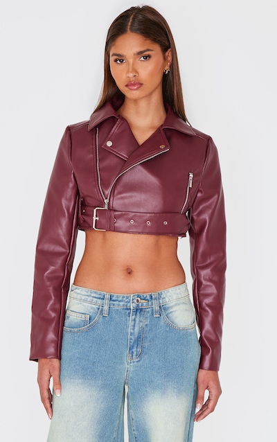 Cropped Leather Jackets | PrettyLittleThing