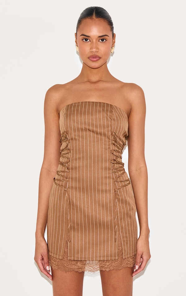 Bandeau Dresses | Strapless Dresses | PrettyLittleThing