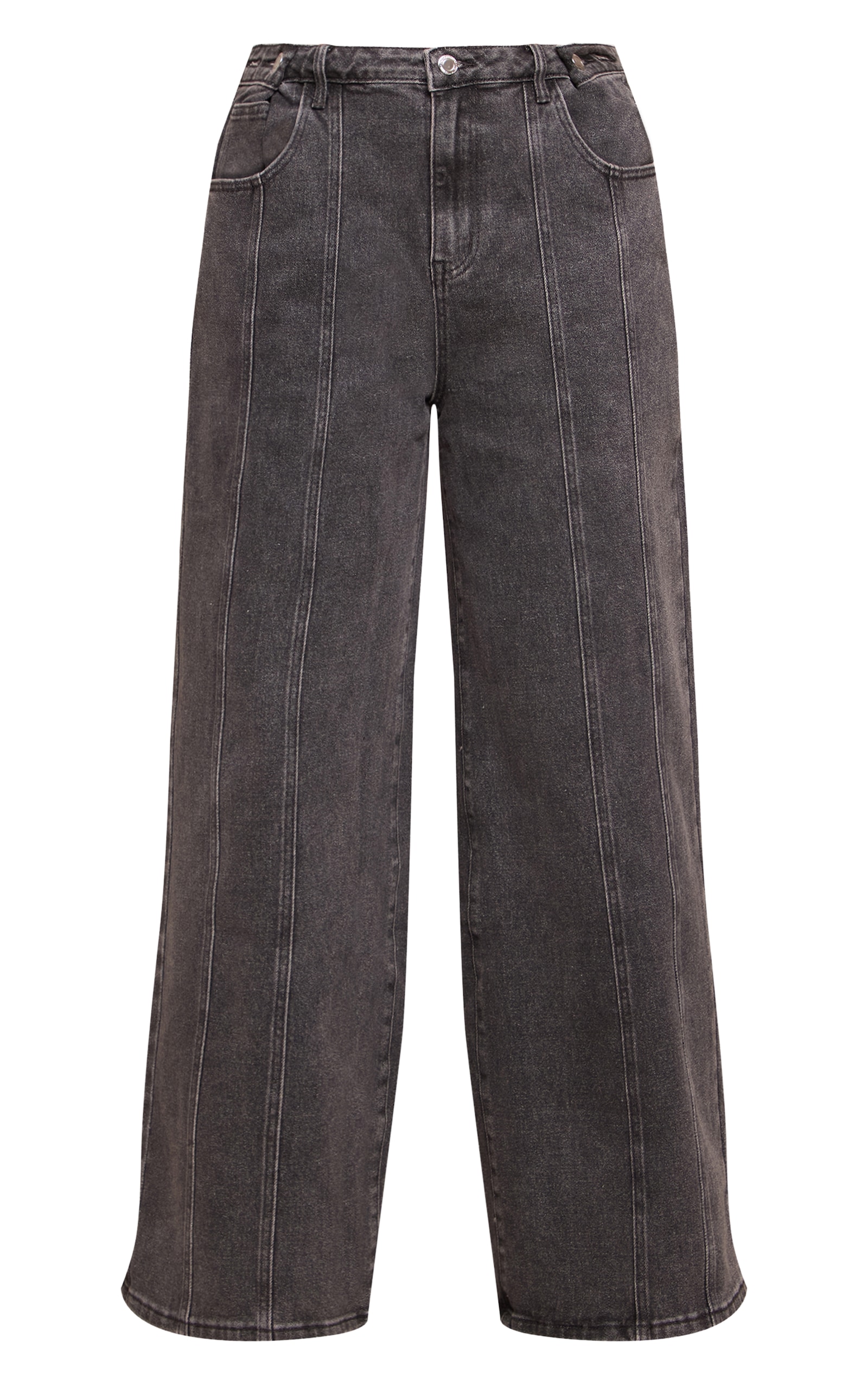 Shape Charcoal Stretch Denim Adjustable Jeans | Shape | PLT CA
