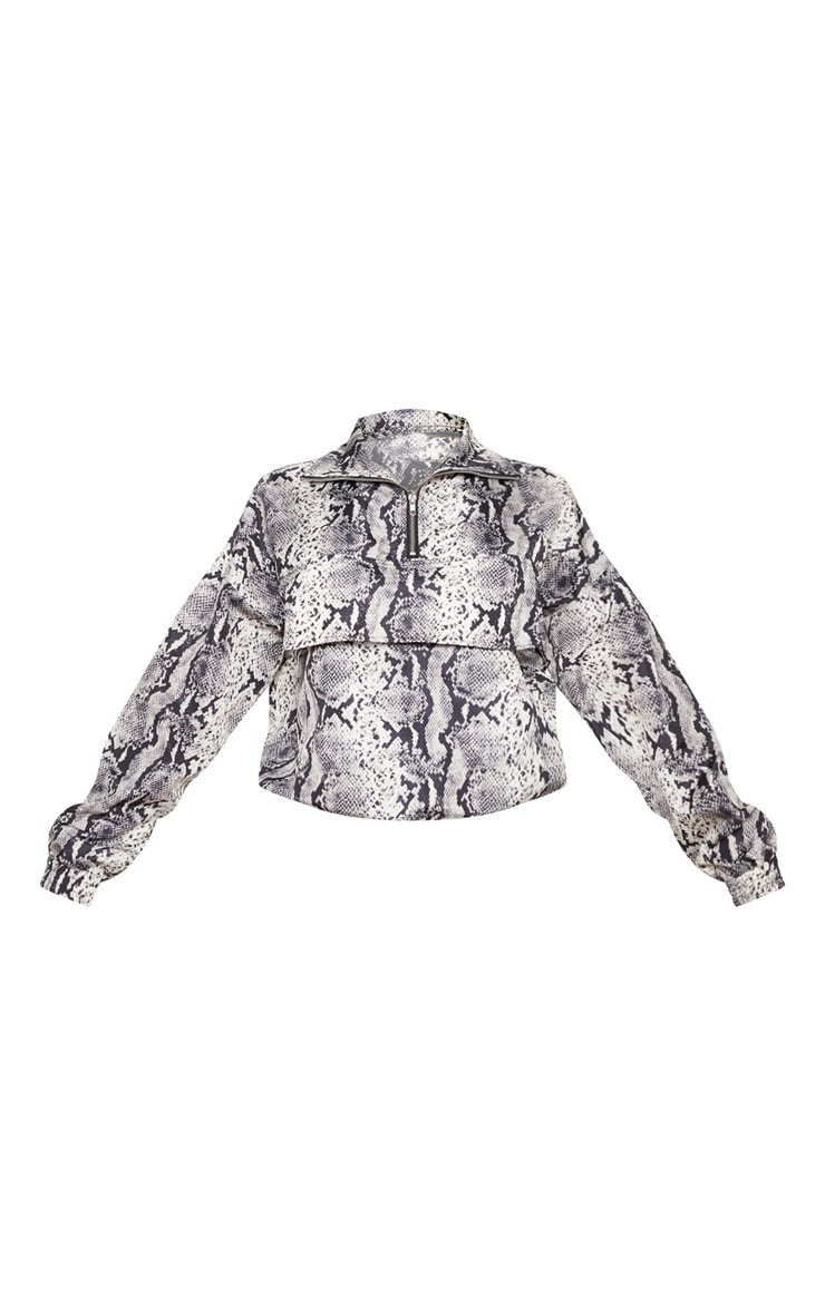 Multi Snake Zip Up Tracksuit Jacket | PrettyLittleThing