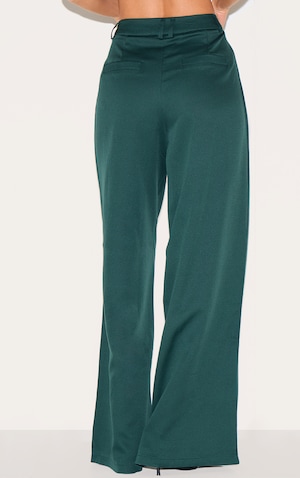 Forest Green Woven Double Belt Loop Suit Trousers | Co-ords ...