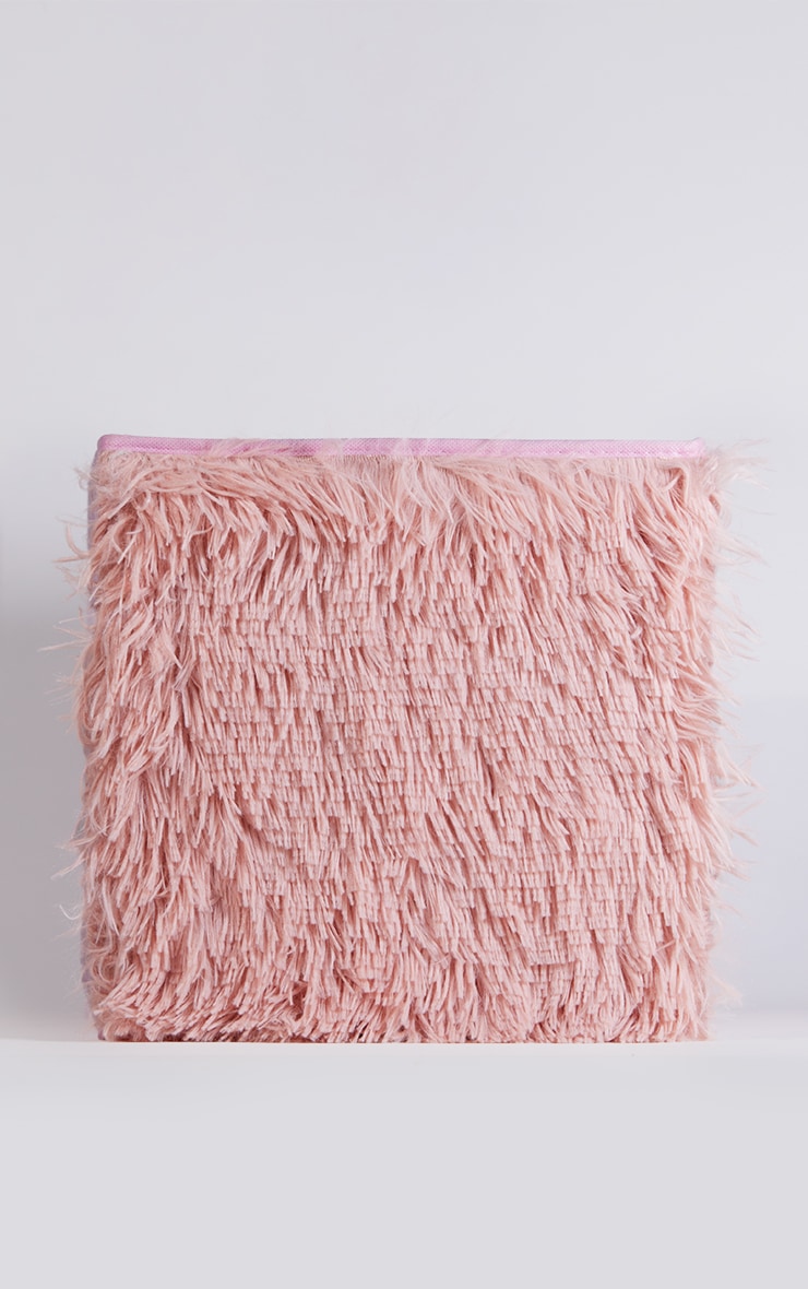 Storage Pink Fluffy Faux Fur Box | Home | PrettyLittleThing SA