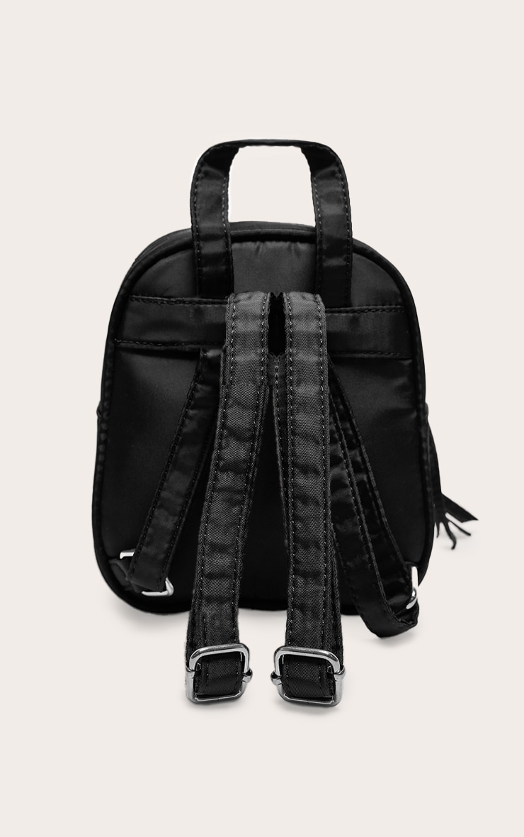 Black Nylon Pocket Mini Backpack | Accessories | PLT