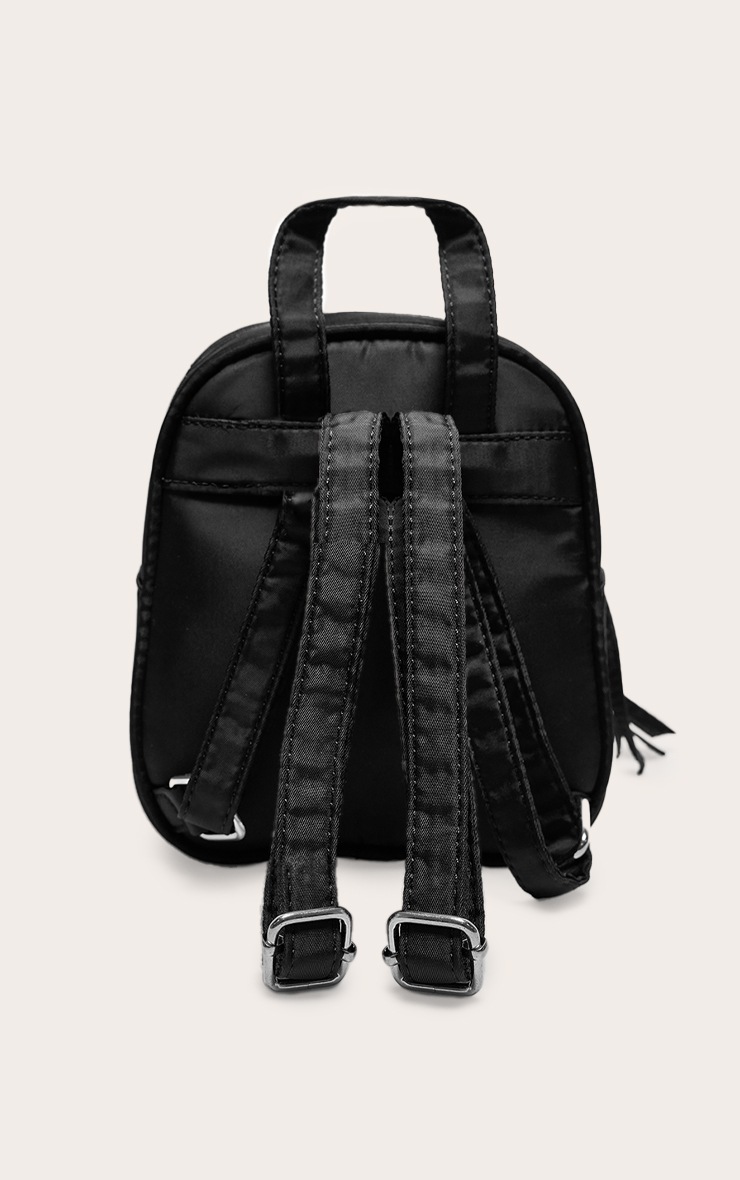 Black Nylon Pocket Mini Backpack | Accessories | PLT