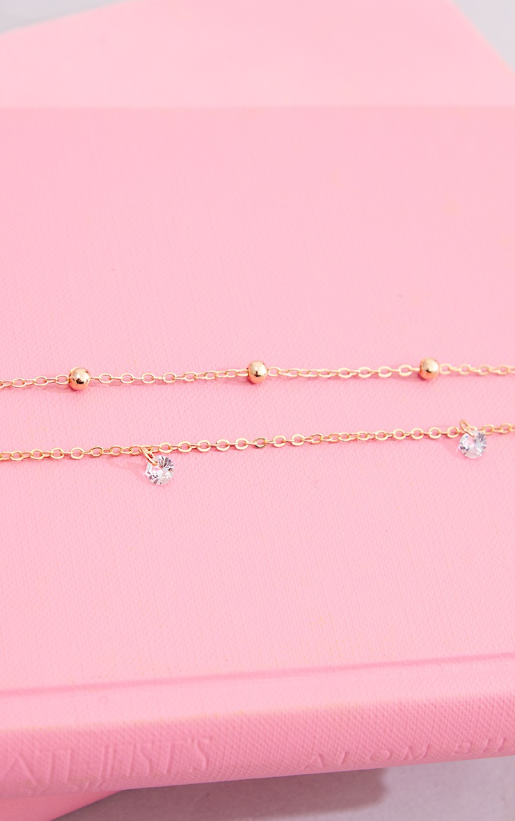 Gold Large Jeweled Layered Belly Chain | Accessories | PLT KSA