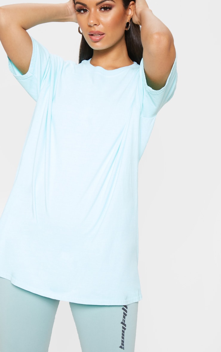 Mint Oversized T Shirt | Tops | PrettyLittleThing USA