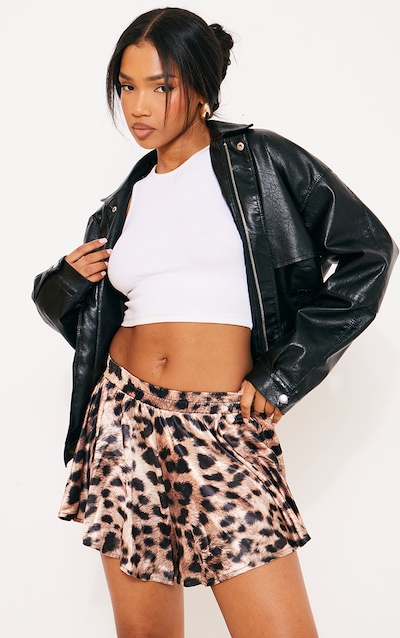 Leopard Print Shorts | PrettyLittleThing