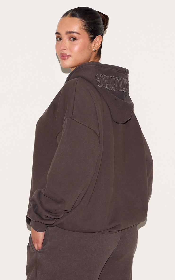 PRETTYLITTLETHING Shape Chocolate Hoodie | Shape | PLT USA