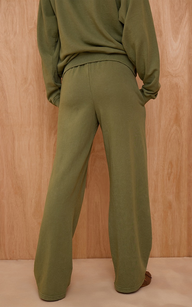 PLT Sage Embroidered Acid Wash Loopback Jogger | Athleisure | PLT