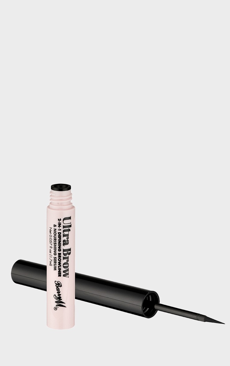 Barry M Ultra Brow 2-in-1 Defining Browliner Nourishing Serum Black ...