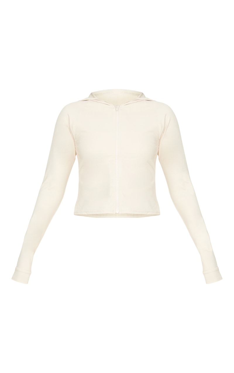 Sand Sculpt Luxe Long Sleeve Hooded Gym Jacket | Athleisure | PLT USA