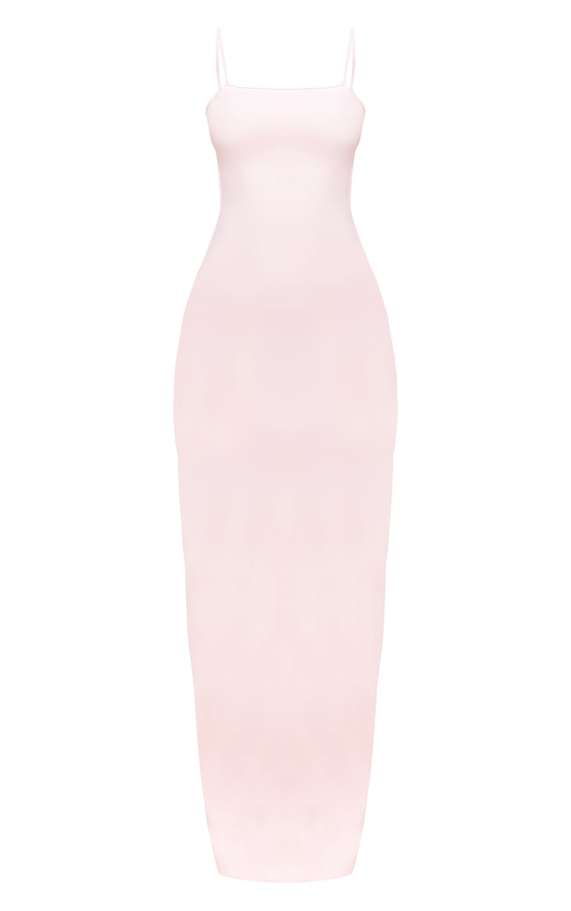 Petite Pink Contour Sculpt Strappy Maxi Dress | Petite | PLT