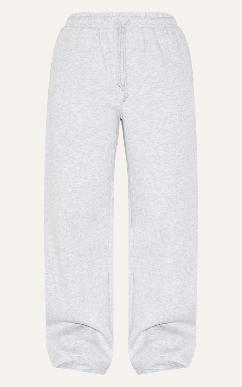 Petite Ash Grey Pintuck Drawstring Joggers | Petite | PLT