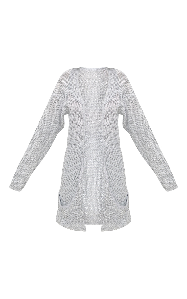 Cardigan léger gris. Tricots | PrettyLittleThing FR