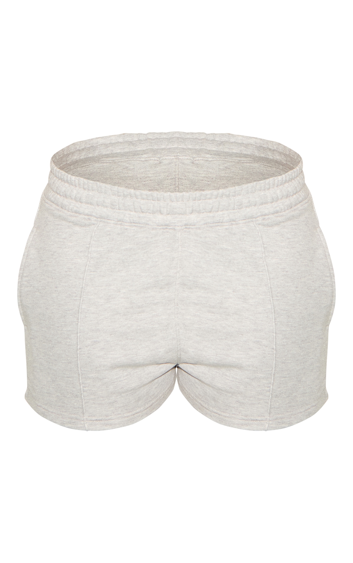 Shape Grey Marl Highwaisted Pin Tuck Sweat Shorts | Shape ...