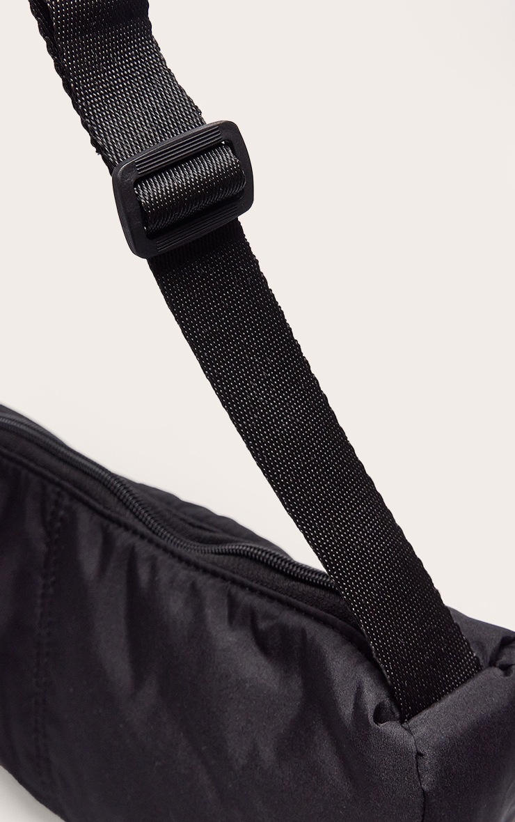 Black Nylon Simple Cross Body Bag | Accessories | PLT