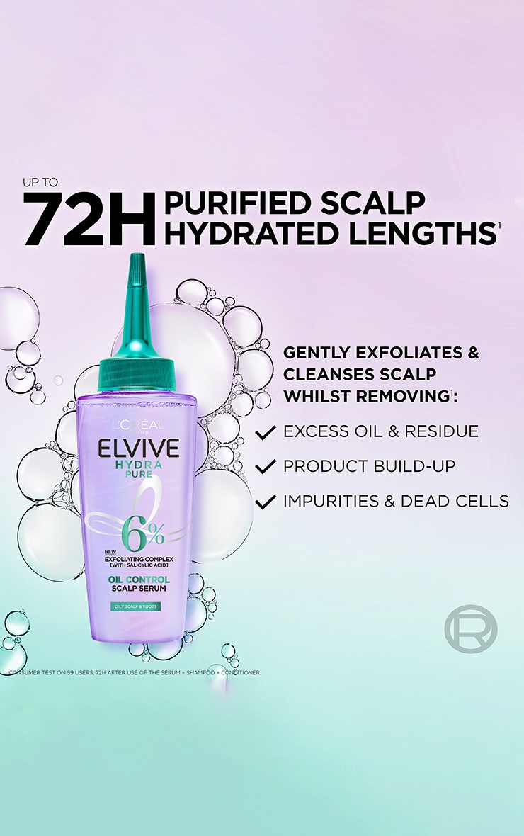 L’Oréal Paris Elvive Hydra Pure Exfoliating Pre-Shampoo Scalp Serum 102ml | Beauty ...