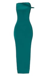 Petite Emerald Green Twist Shoulder Maxi Dress | Petite | PLT