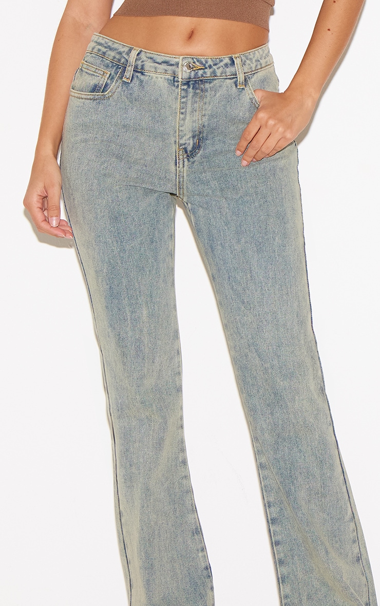 Vintage Slim Fit Low Rise Flared Jeans | Denim | PLT