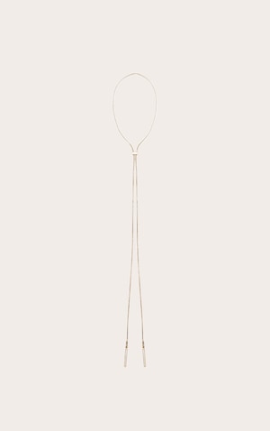 Gold Long Pulley Pendant Necklace | Accessories | PLT AUS