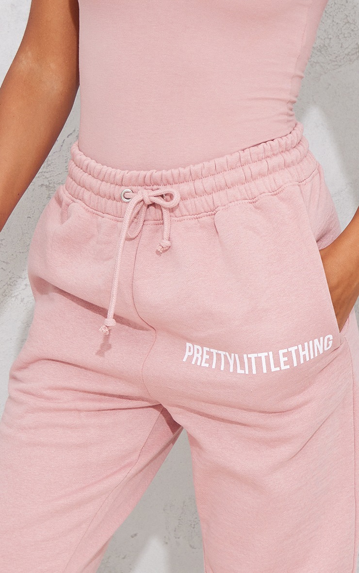 Prettylittlething Light Pink High Waisted Sweatpants ...