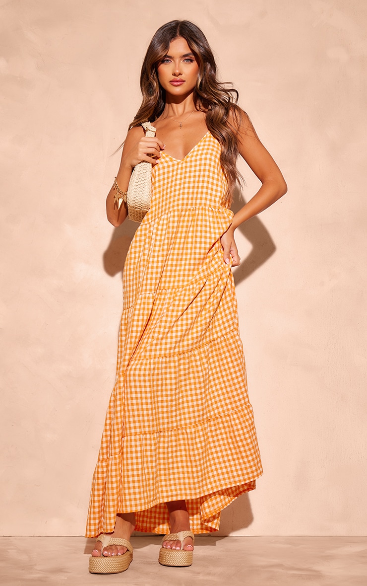 Orange casual dresses | PrettyLittleThing USA