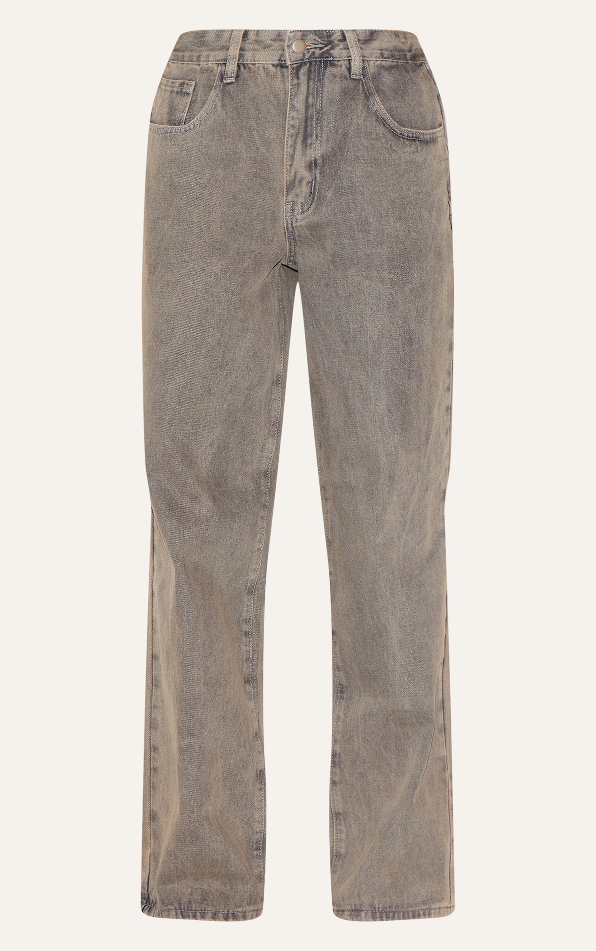 Light Grey Slouchy Style Jeans | Denim | PrettyLittleThing USA