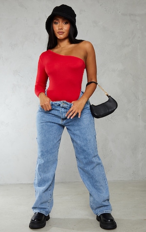 Red Bodysuits | Red Lace Bodysuits | PrettyLittleThing