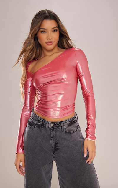 Pink crop tops | PrettyLittleThing