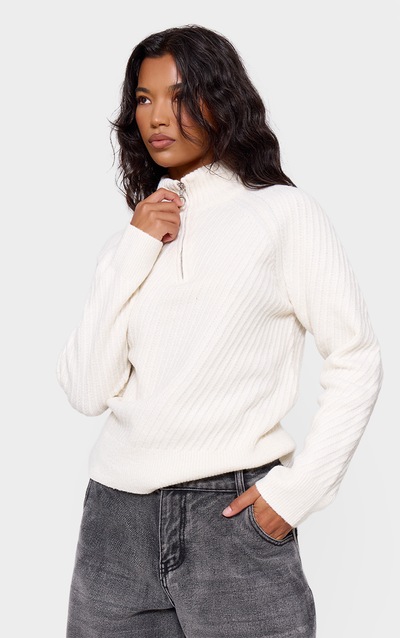 Cream Jumpers | PrettyLittleThing