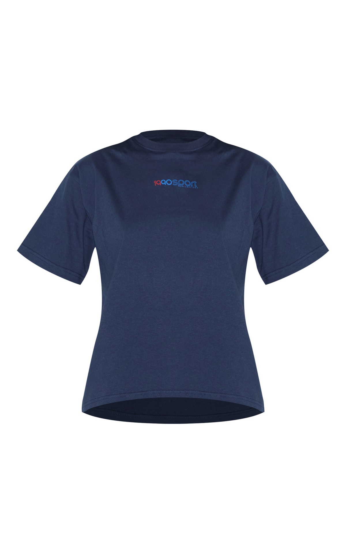 Navy Sport Collective Boxy Oversized T Shirt | Athleisure | PrettyLittleThing