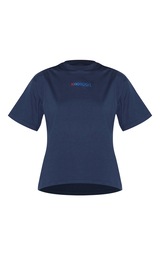 Navy Sport Collective Boxy Oversized T Shirt | Athleisure | PrettyLittleThing