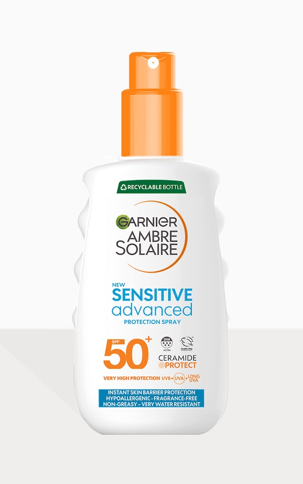 Garnier Ambre Solaire Crème Solaire Sensitive Advanced Hypoallergénique FPS 50+ | Beauty ...
