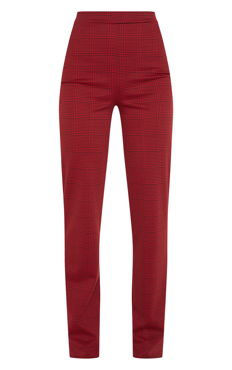 Red Checked Pants | Pants | PrettyLittleThing AUS