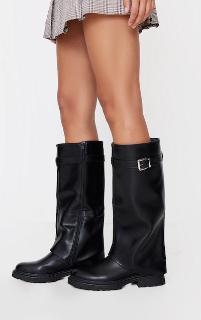 Fold Over Boots | PrettyLittleThing