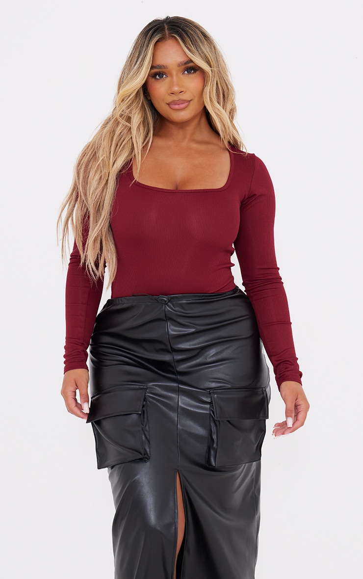 Red Bodysuits | Red Lace Bodysuits | PrettyLittleThing