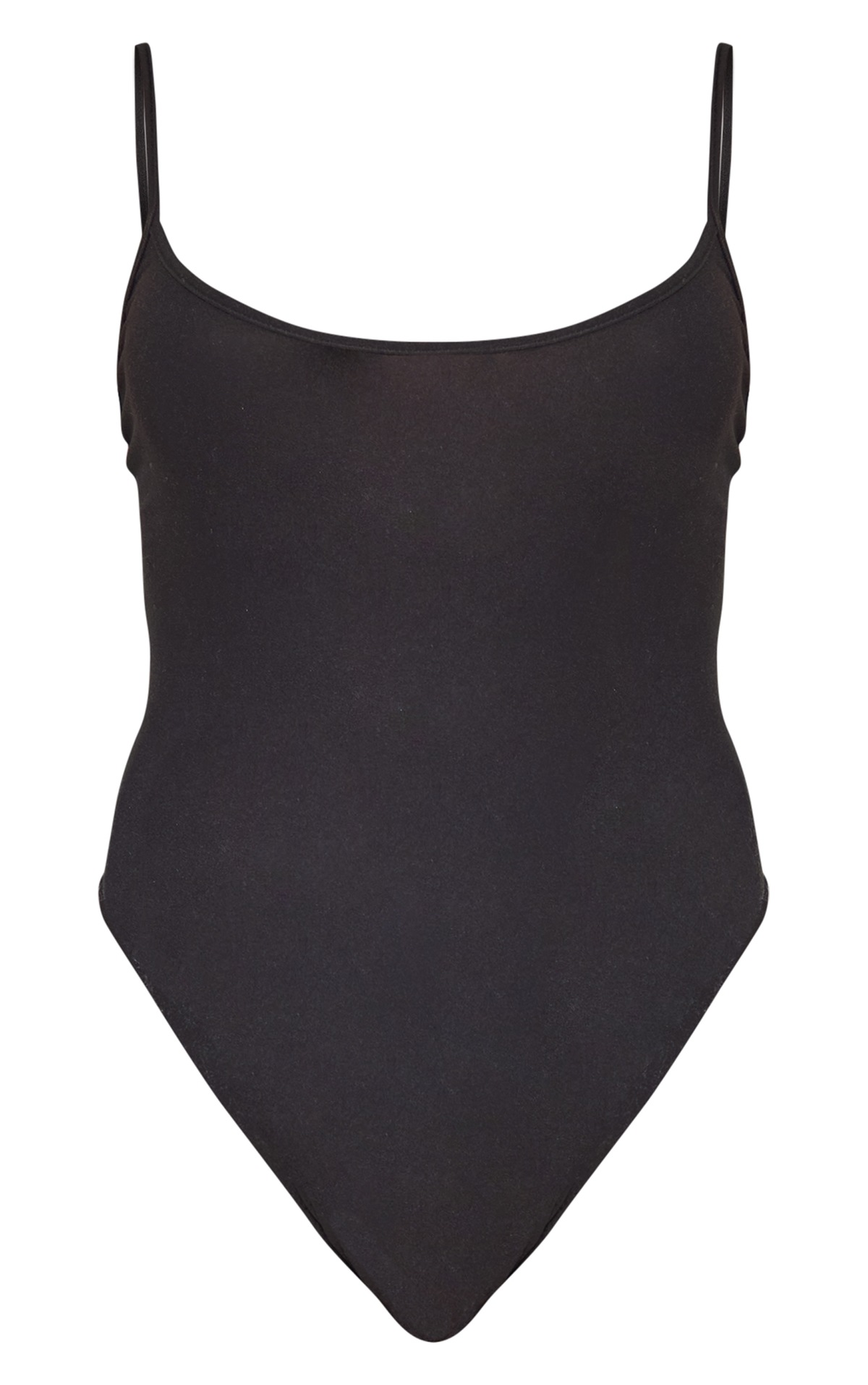 Black Soft Touch Scoop Neck Bodysuit | Tops | PLT