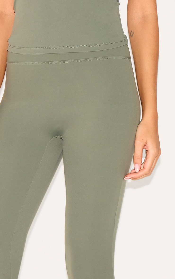 Olive Sculpt Super High Waist Leggings | Activewear | PrettyLittleThing