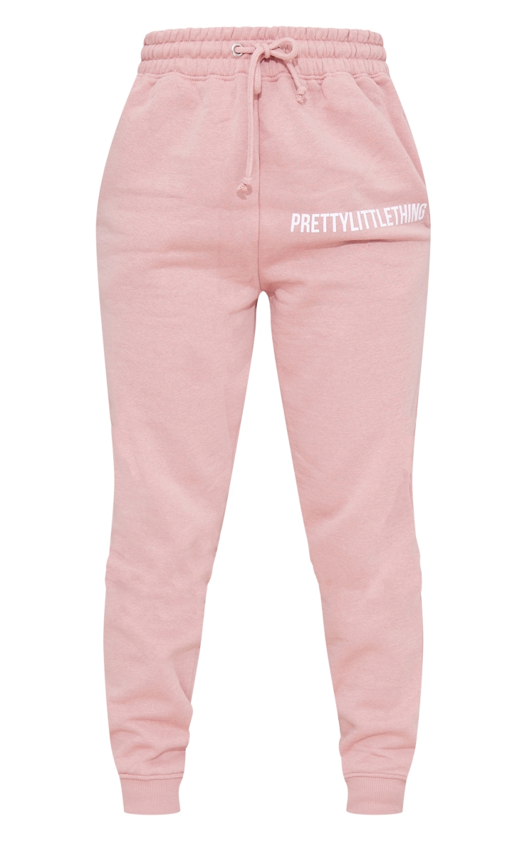 Prettylittlething Light Pink High Waisted Sweatpants ...
