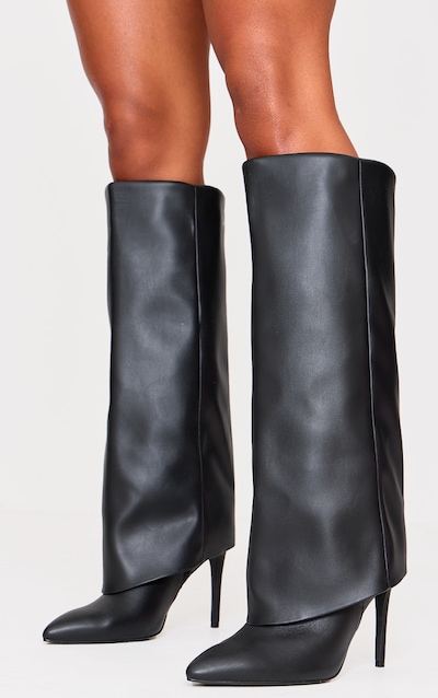 Fold Over Boots | PrettyLittleThing