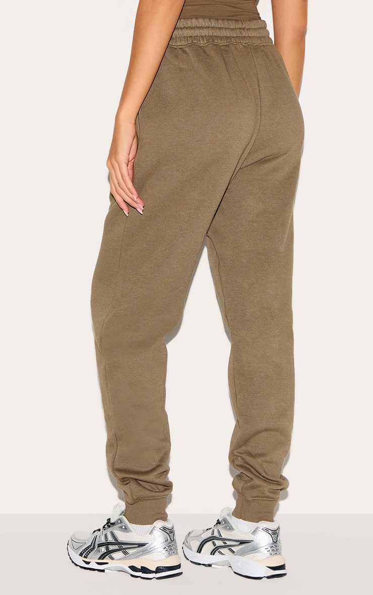 PLT Sage Khaki PLT High Waist Cuffed Jogger Sweat PrettyLittleThing