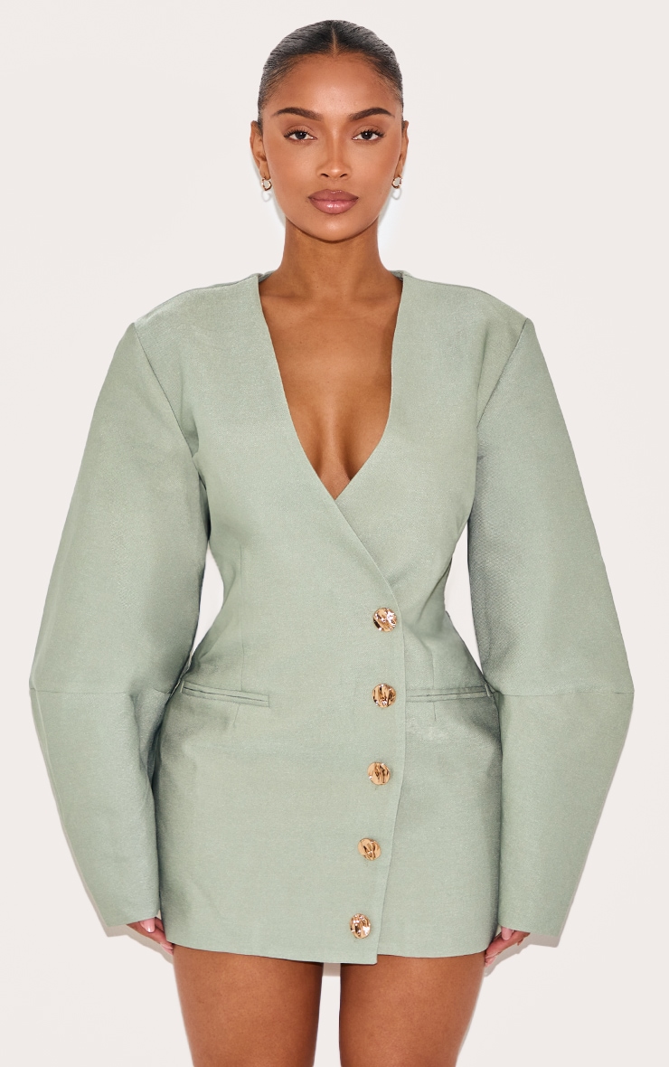 Shape Olive Tailored Cocoon Sleeve A Line Blazer Dress | Shape ...