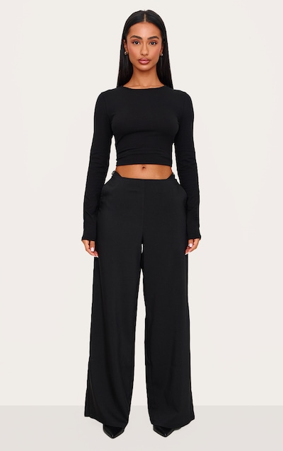 Low Rise Trousers | PrettyLittleThing